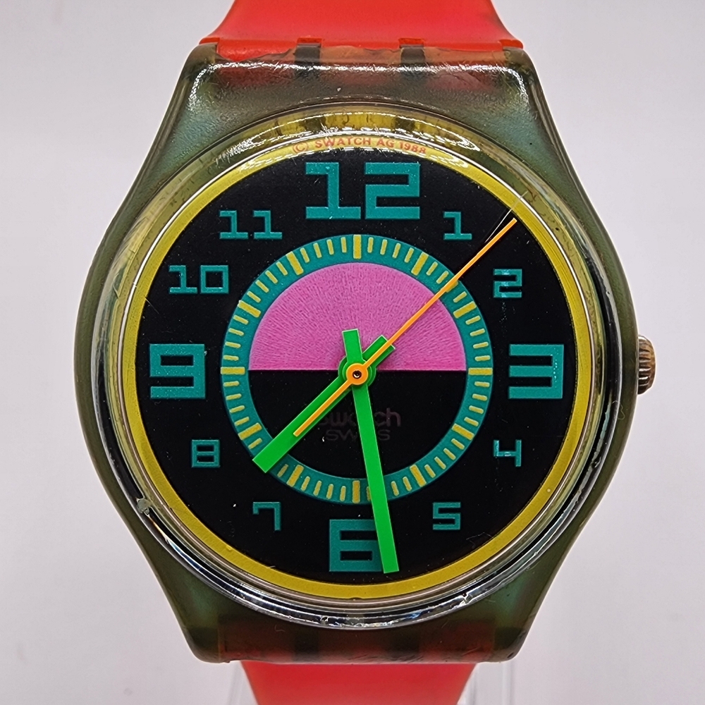 Swatch Standards 1988 Gn103v1 Greenroom Variation Mov… - Gem